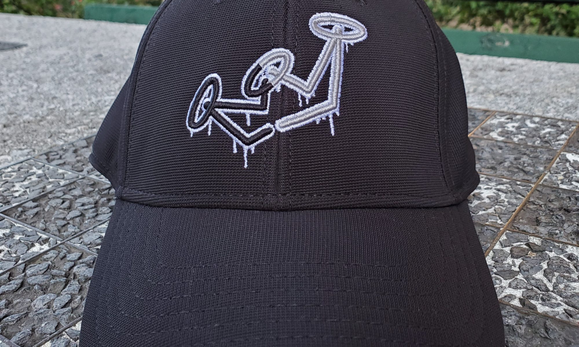 N.Y. ORIGIN8ORS Drippy NY Crown flexfit (hat : black ,crown :grey ...